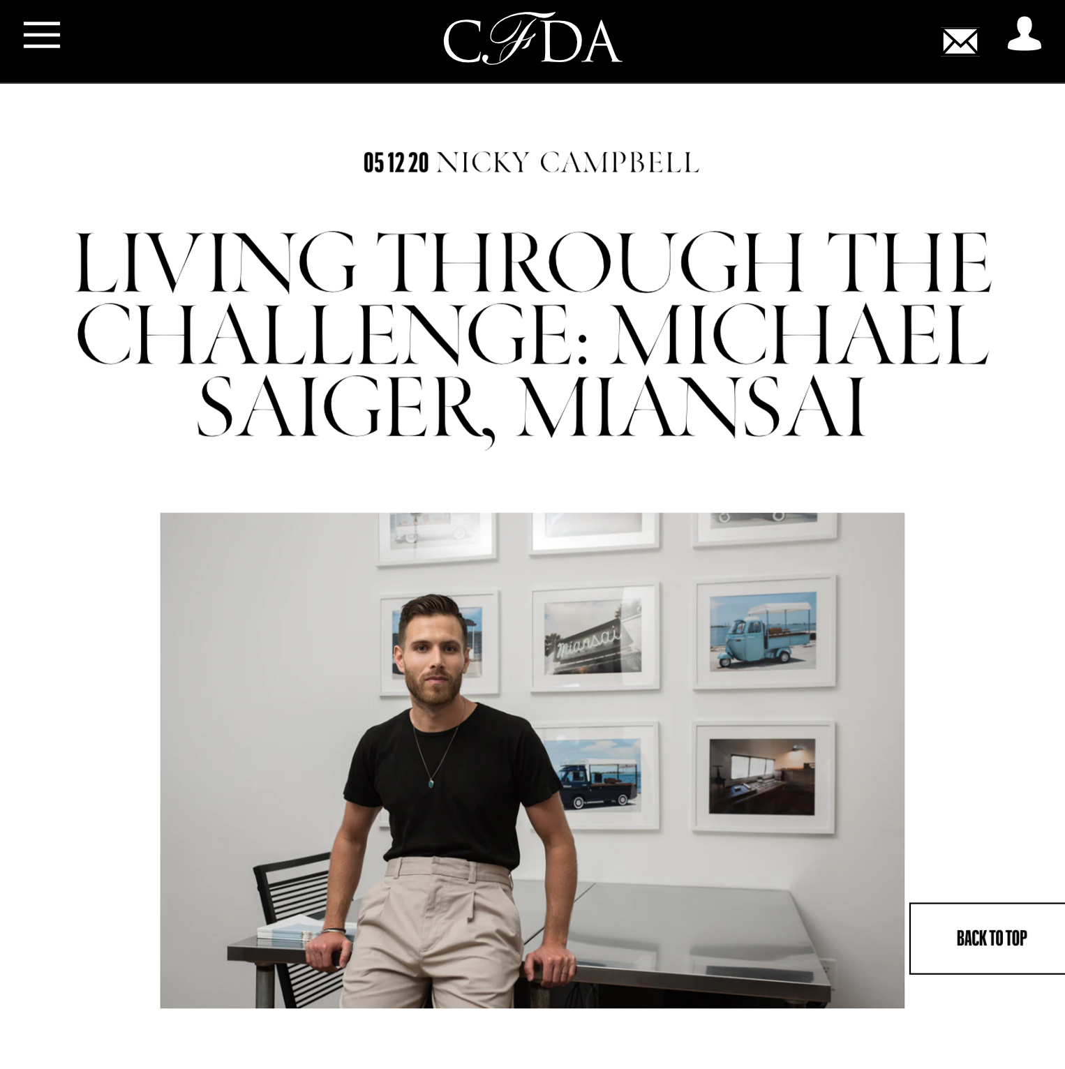 News - Michael Saiger